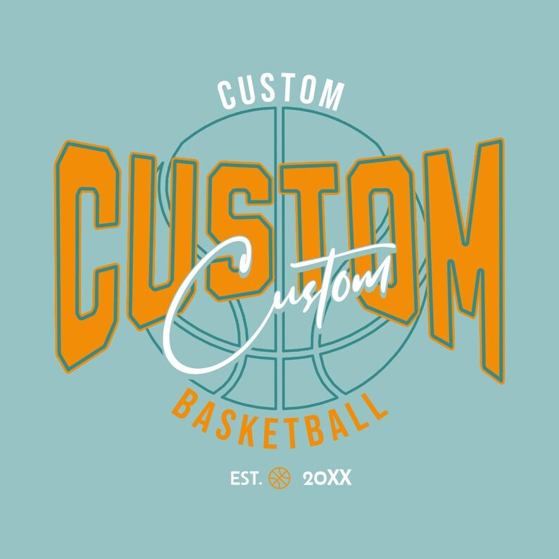 CUSTOM BASKETBALL PNG - Etsy