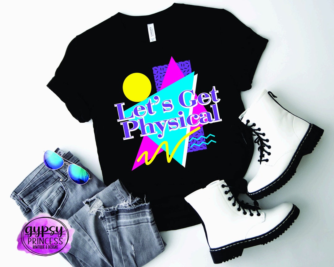 Lets Get Physical, 80s Fashion, Retro, Cute, Girly - Etsy
