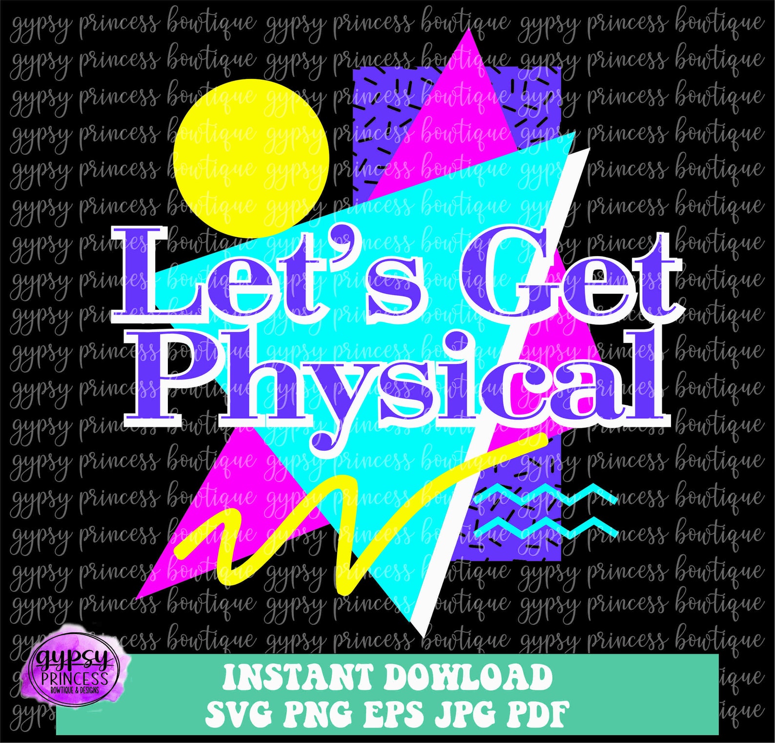 Lets Get Physical, 80s Fashion, Retro, Cute, Girly - Etsy
