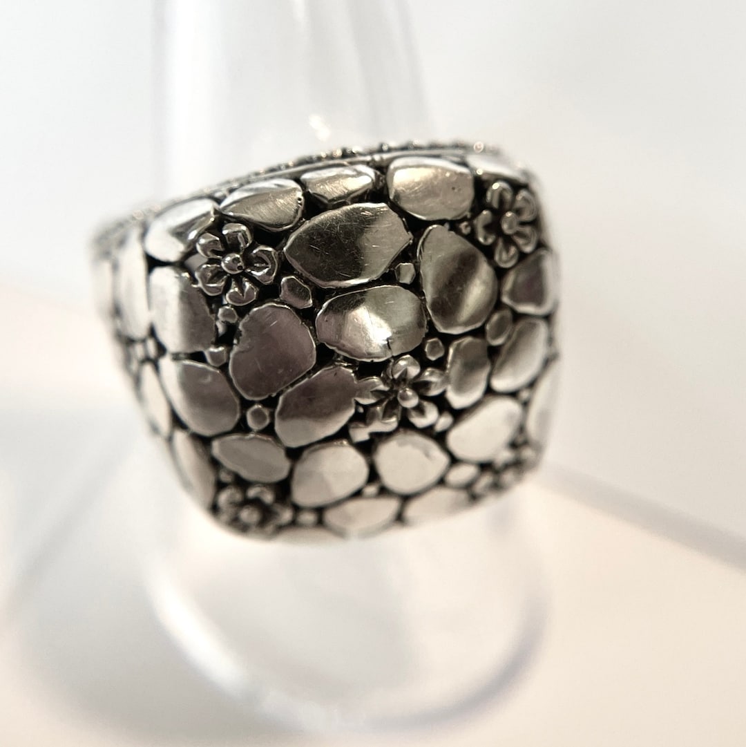 SARDA Sterling Silver Watermark Still Life Ring Size 7 3/4 - Etsy