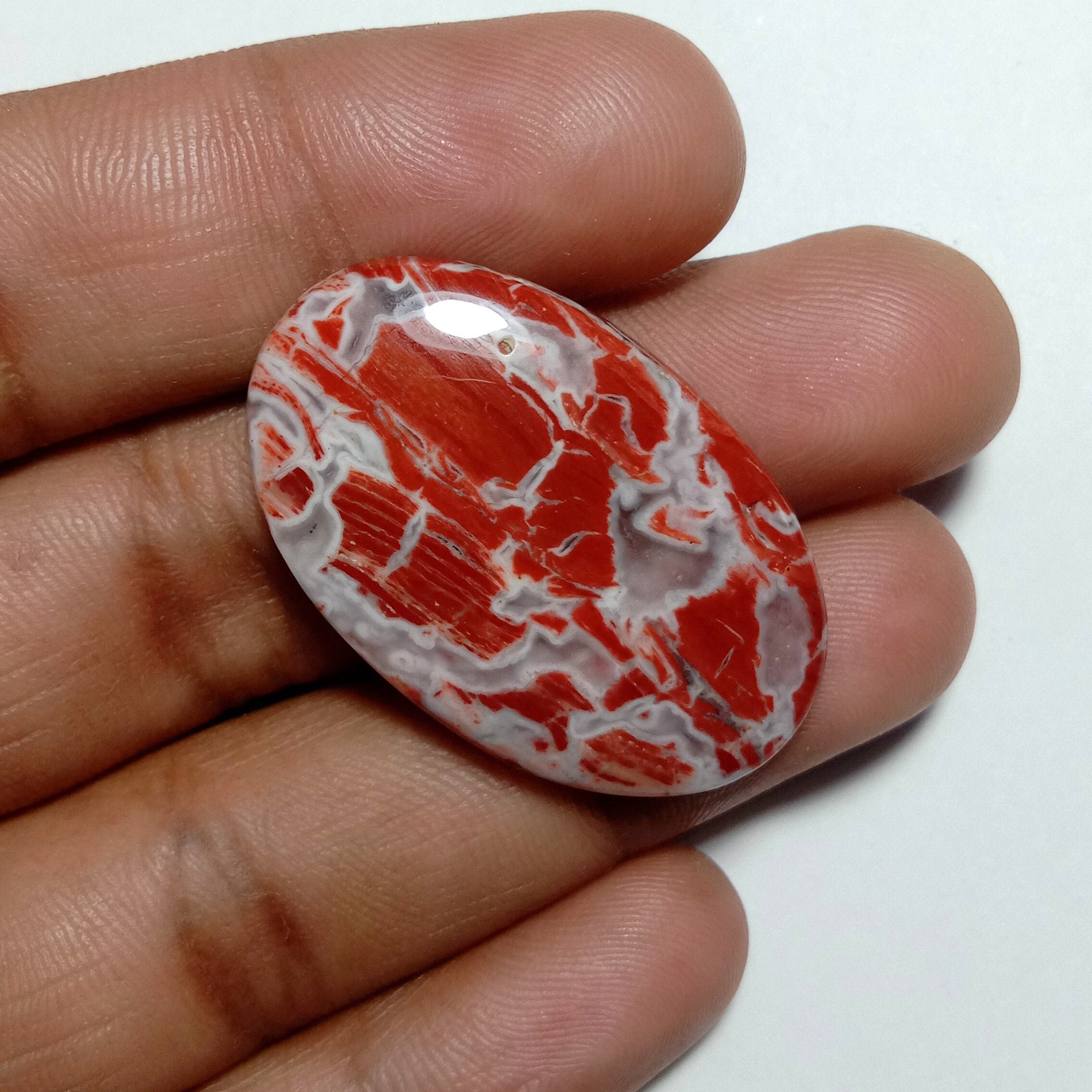 Rainbow Jasper Cabochon Natural Jasper Gemstone 52.50Carat | Etsy