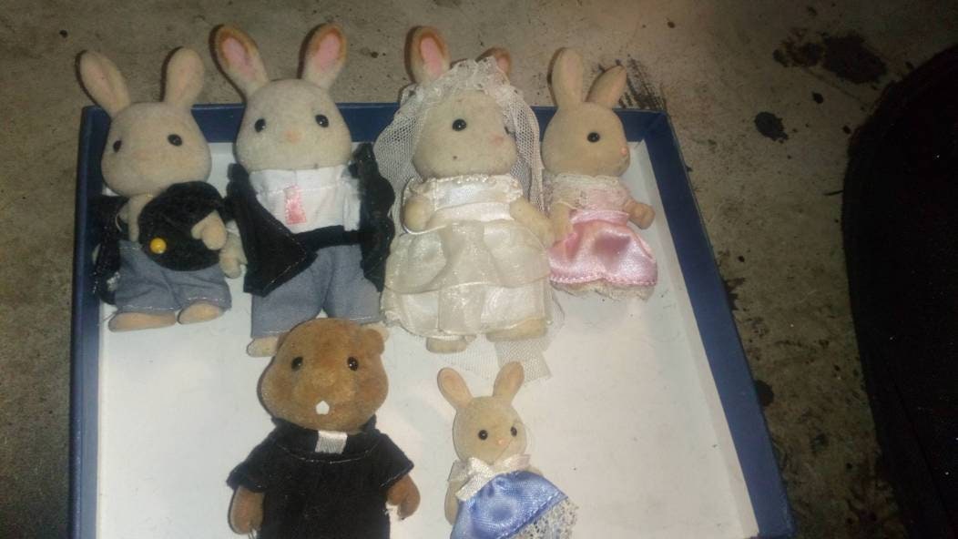 Sylvanian Families Calico Critters Wedding Set Vintage - munimoro.gob.pe