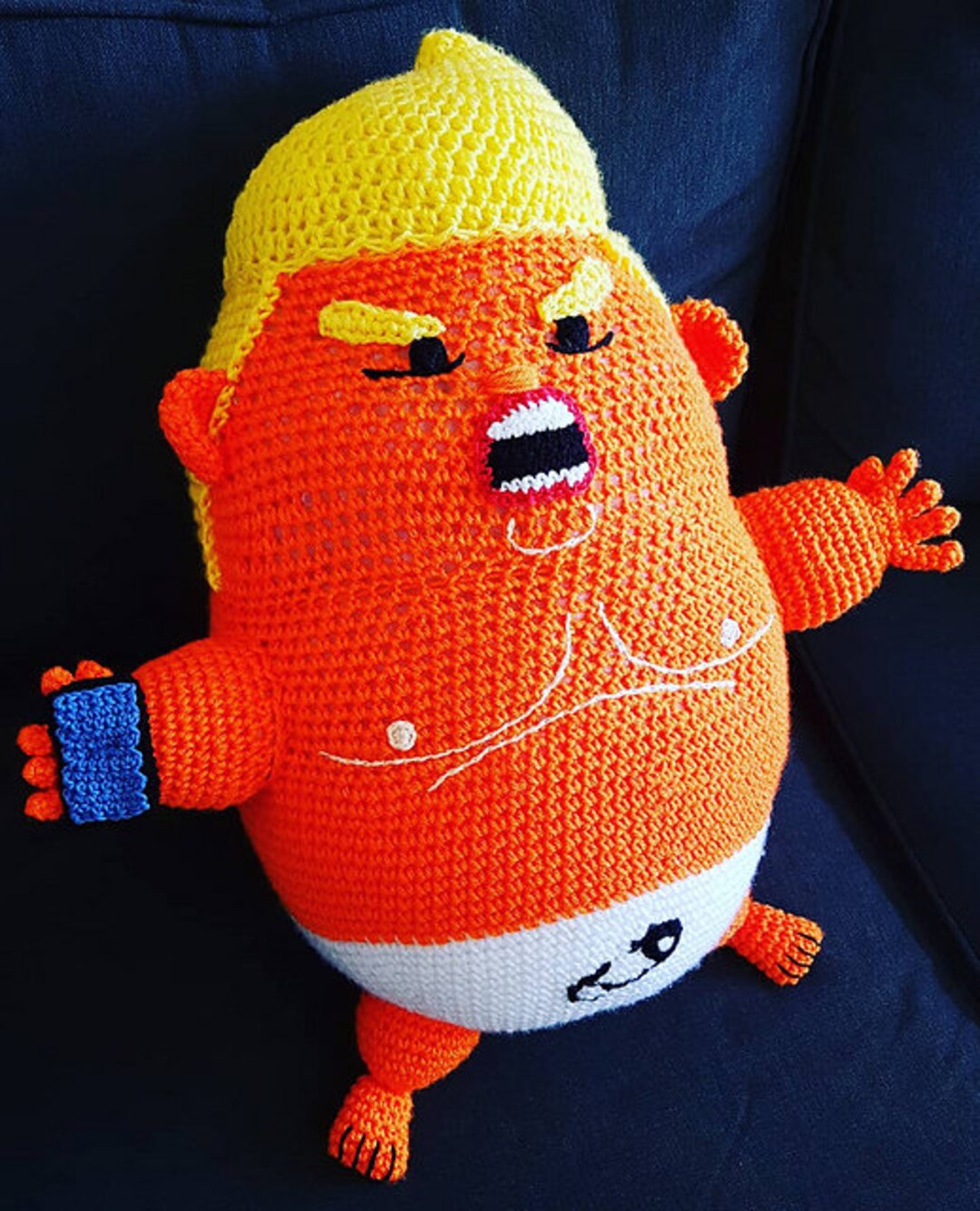 PDF Pattern Download, Crochet Baby Trump, Baby Trump Balloon, Amigurumi ...