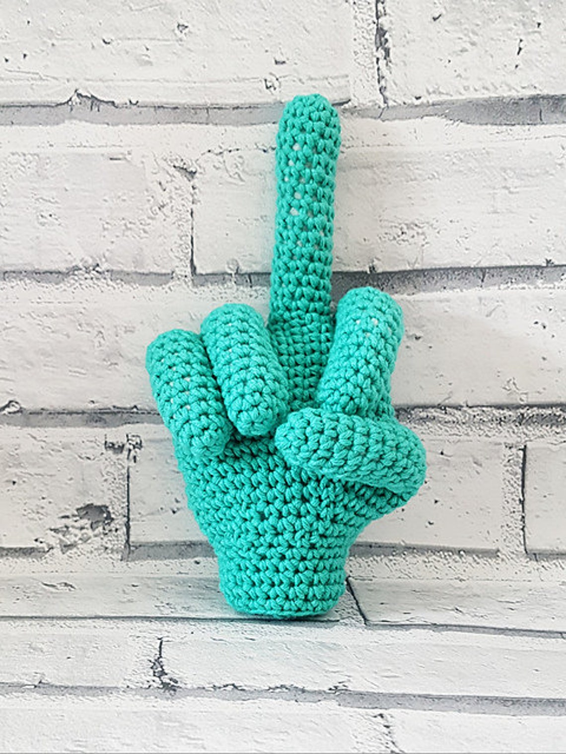 PDF Pattern Download, Crochet Middle Finger Up, Amigurumi Middle Finger ...