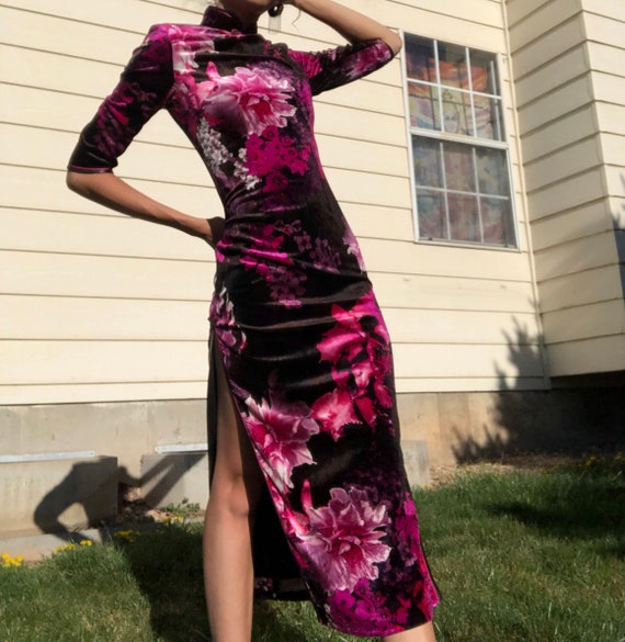 vintage velvet chinese - Gem