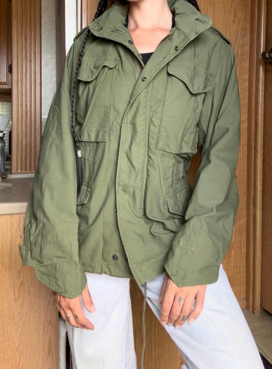 Vintage Military Field Jacket / Mens XS / 1960s Vintage Military Field ...