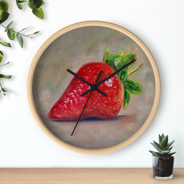 Fruit Wall Clock - Etsy