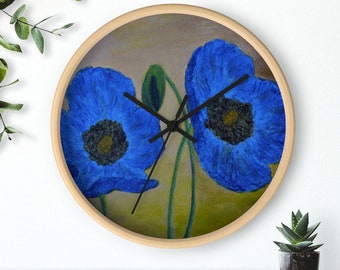 Poppy Wall Clock - Etsy