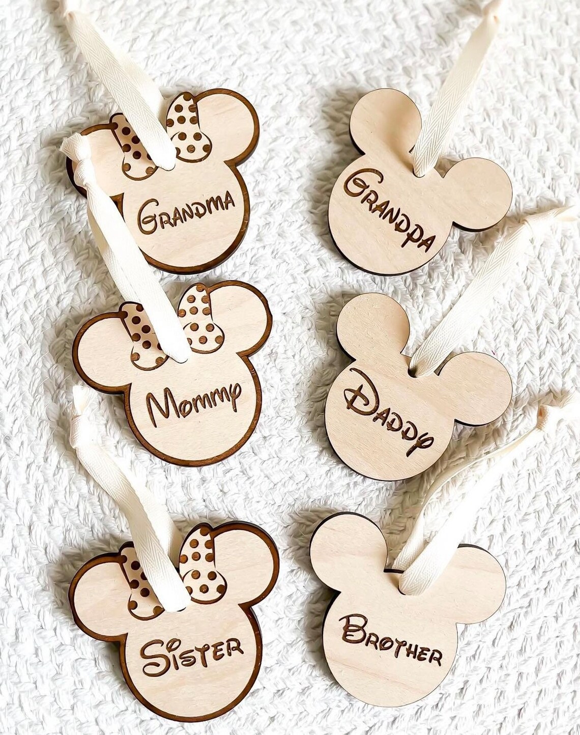 Personalized Mouse Name Tag, Luggage Tag, Backpack Name Tag, Diaper Bag ...