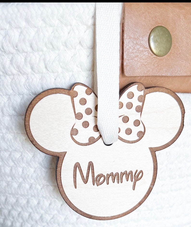 Personalized Mouse Name Tag, Luggage Tag, Backpack Name Tag, Diaper Bag ...