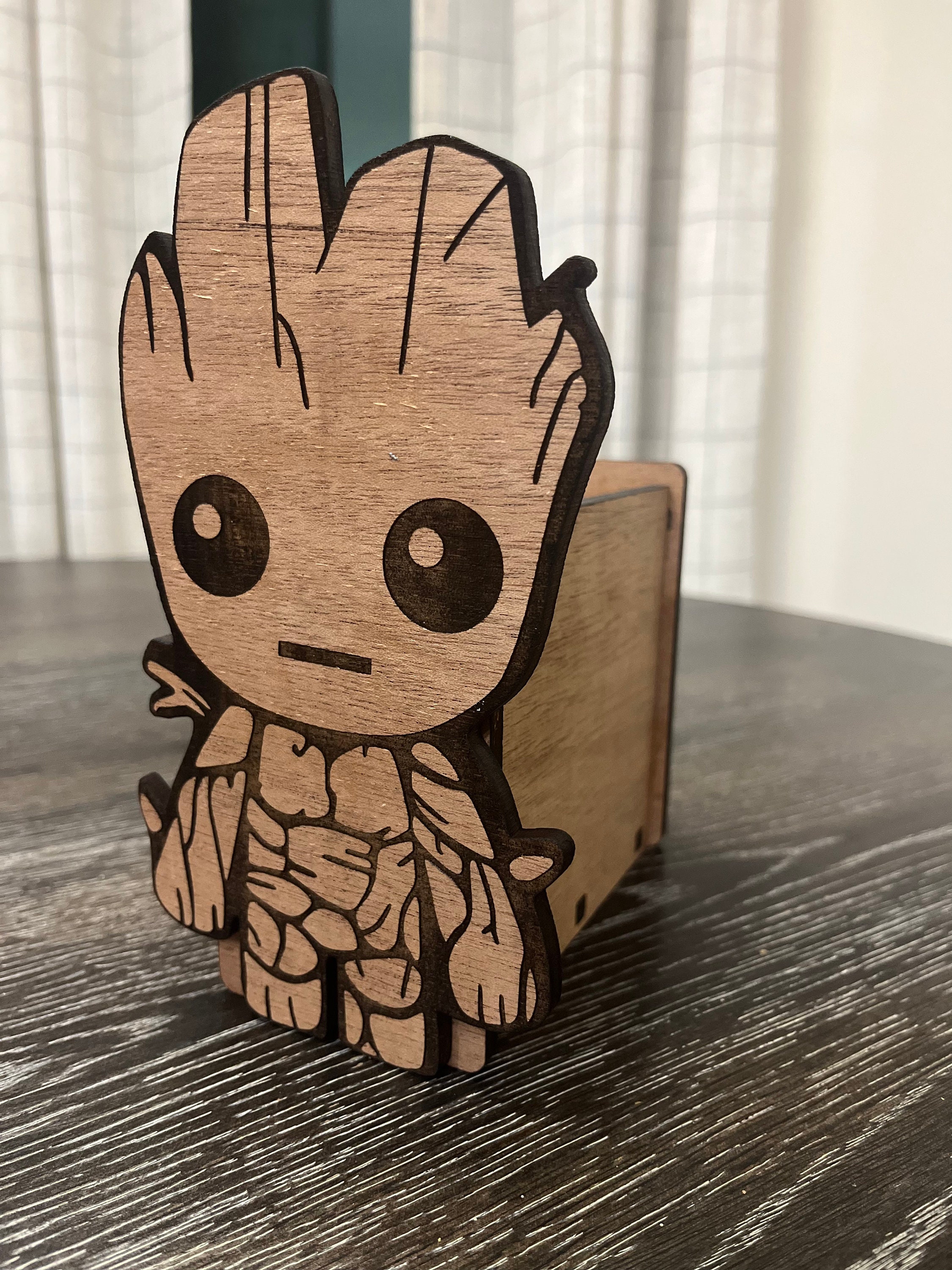 Baby Groot Pen and Pencil Holder - Etsy