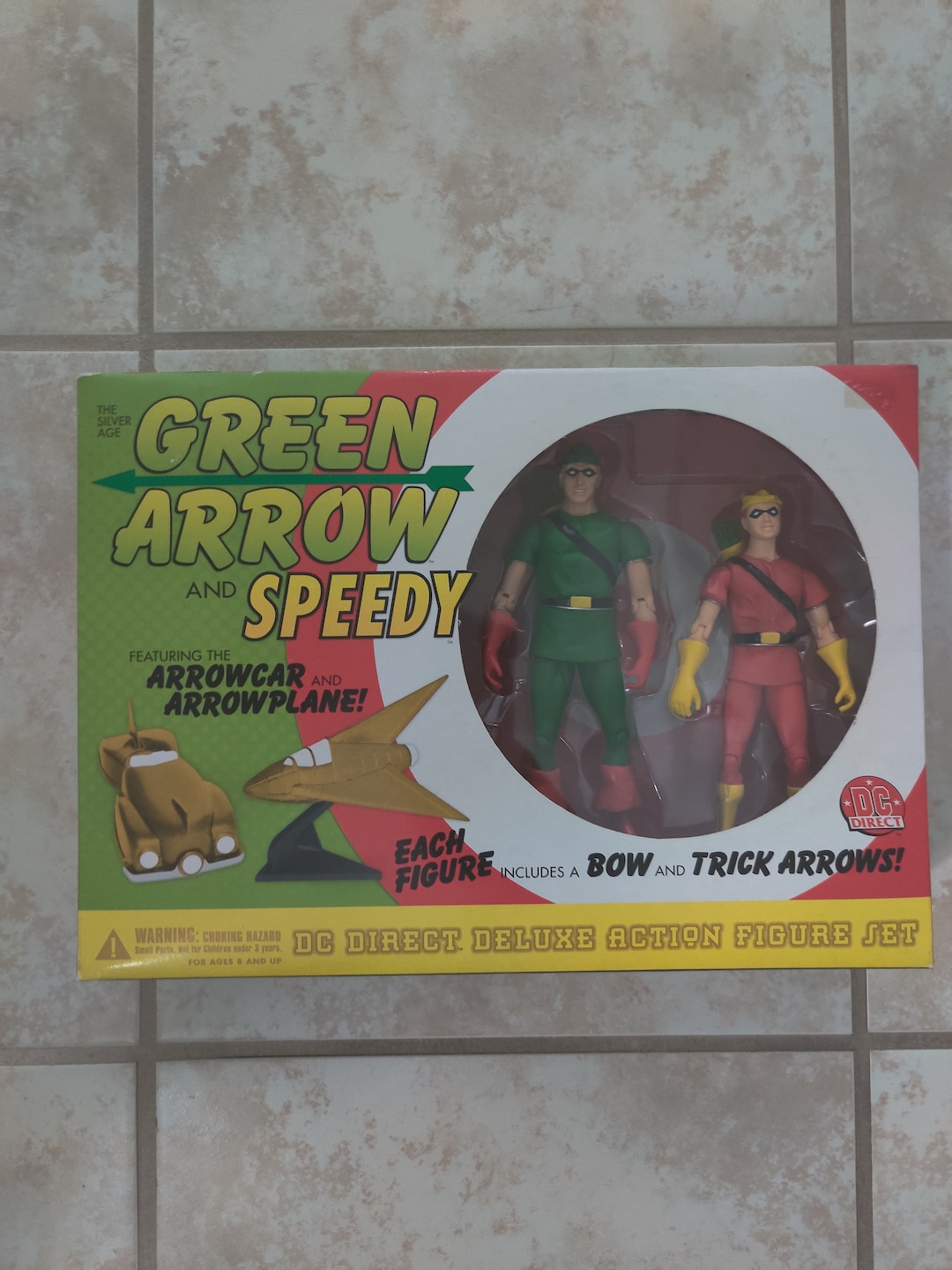 Green Arrow & Speedy DC Direct Classic Silver Age Deluxe Set Bow Trick ...