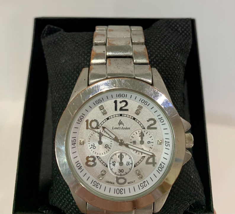 Louis Arden All Stainless Steel Chronograph Quartz Mens Watch - Etsy