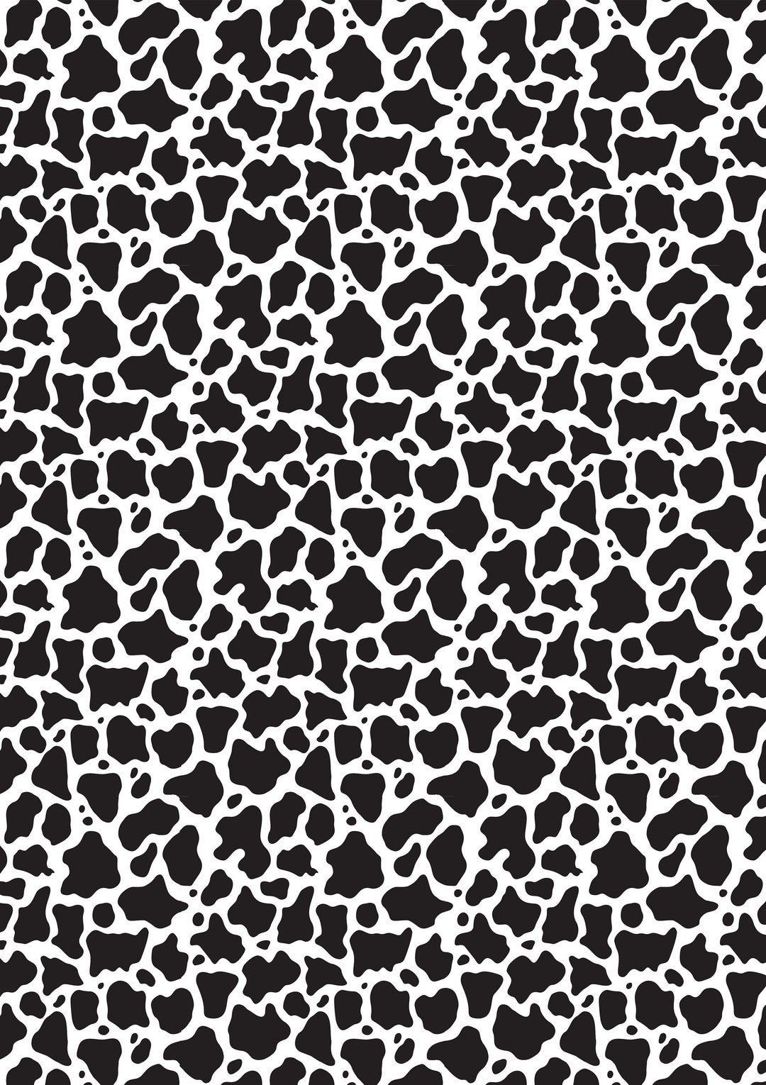 12 X 17 Cow Print Small HTV Sheet Patterned Vinyl Sheets Printed Heat ...