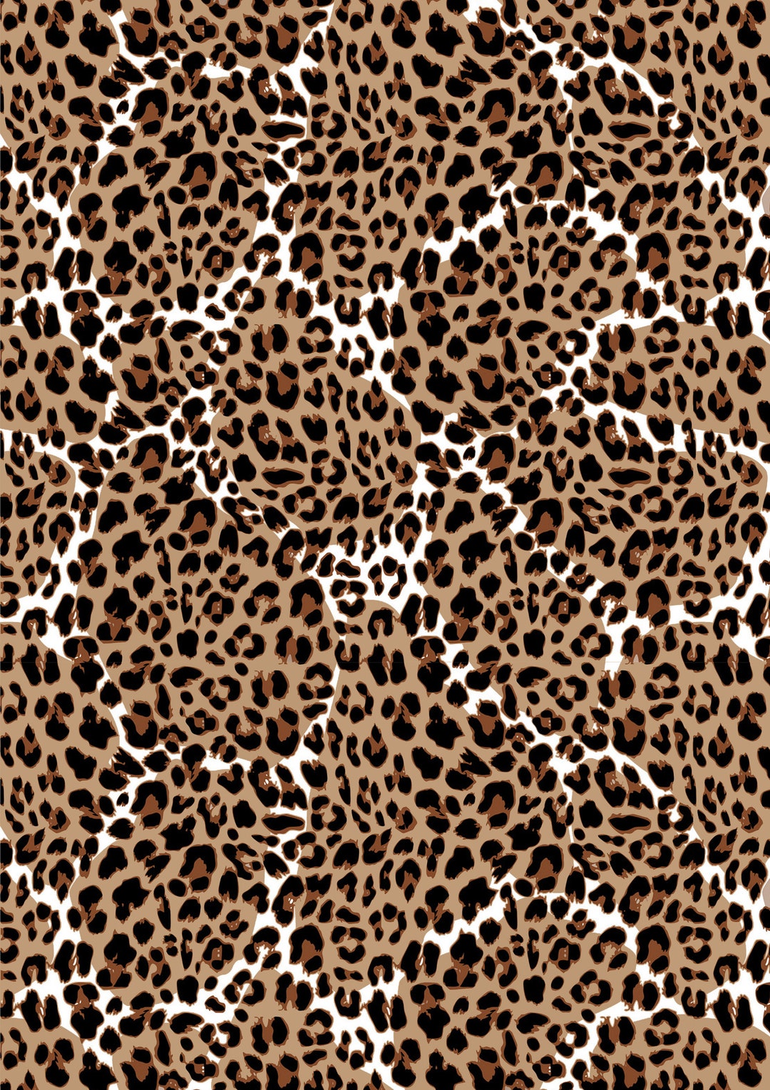 12 X 17 Cheetah Leopard Cow Animal Colorful Sheet Patterned Vinyl ...