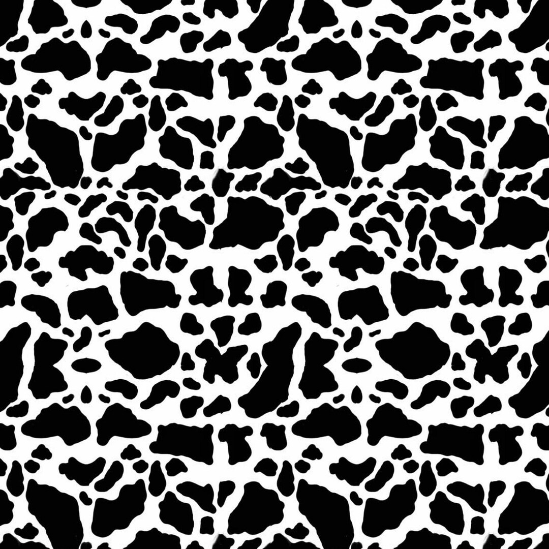 12" X 12" Cow Print Decal Vinyl Cowboy Cowgirl Western - Permanent ...