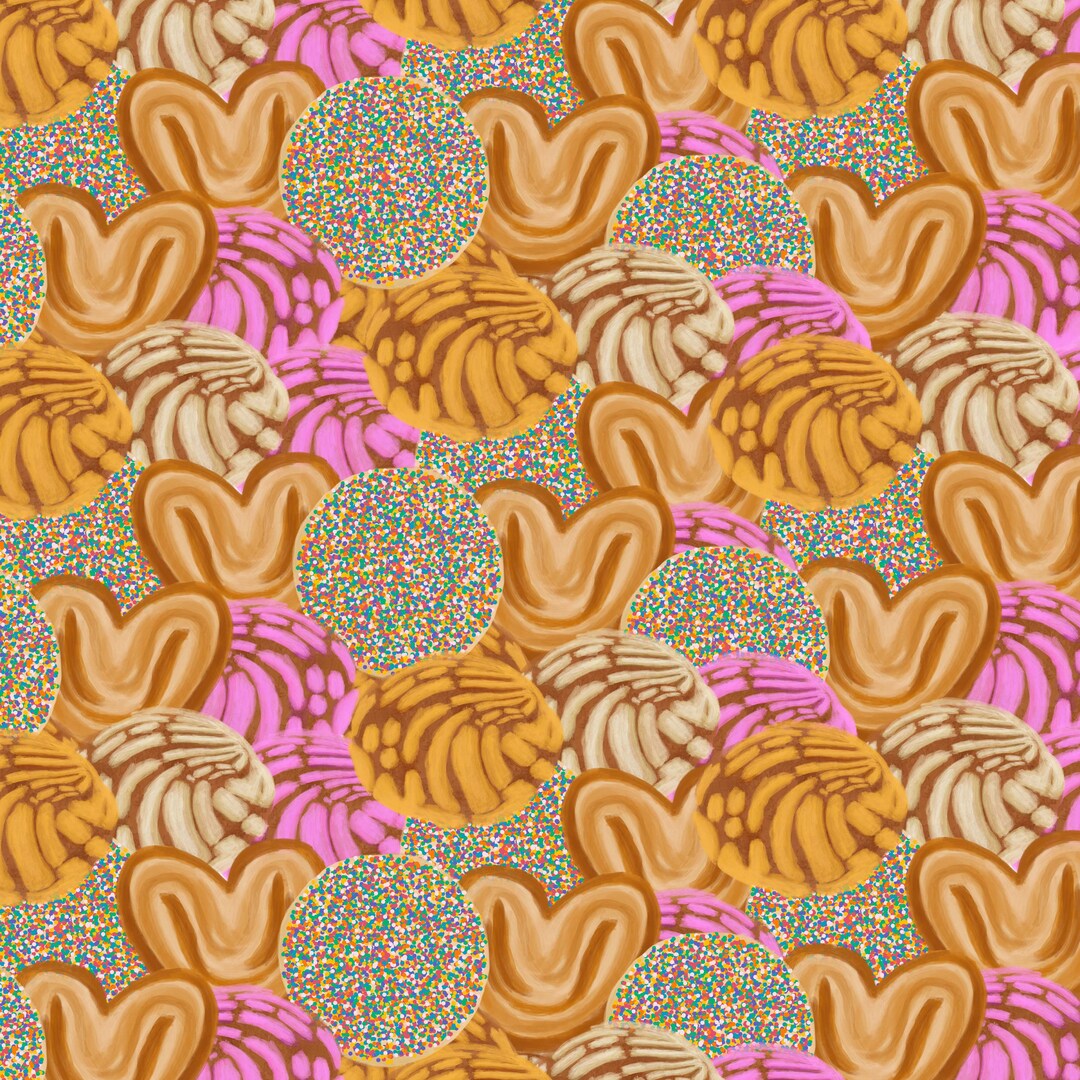12 X 12 Decal Pan Dulce Conchas Mexico Sweet Bread Permanent Waterproof ...