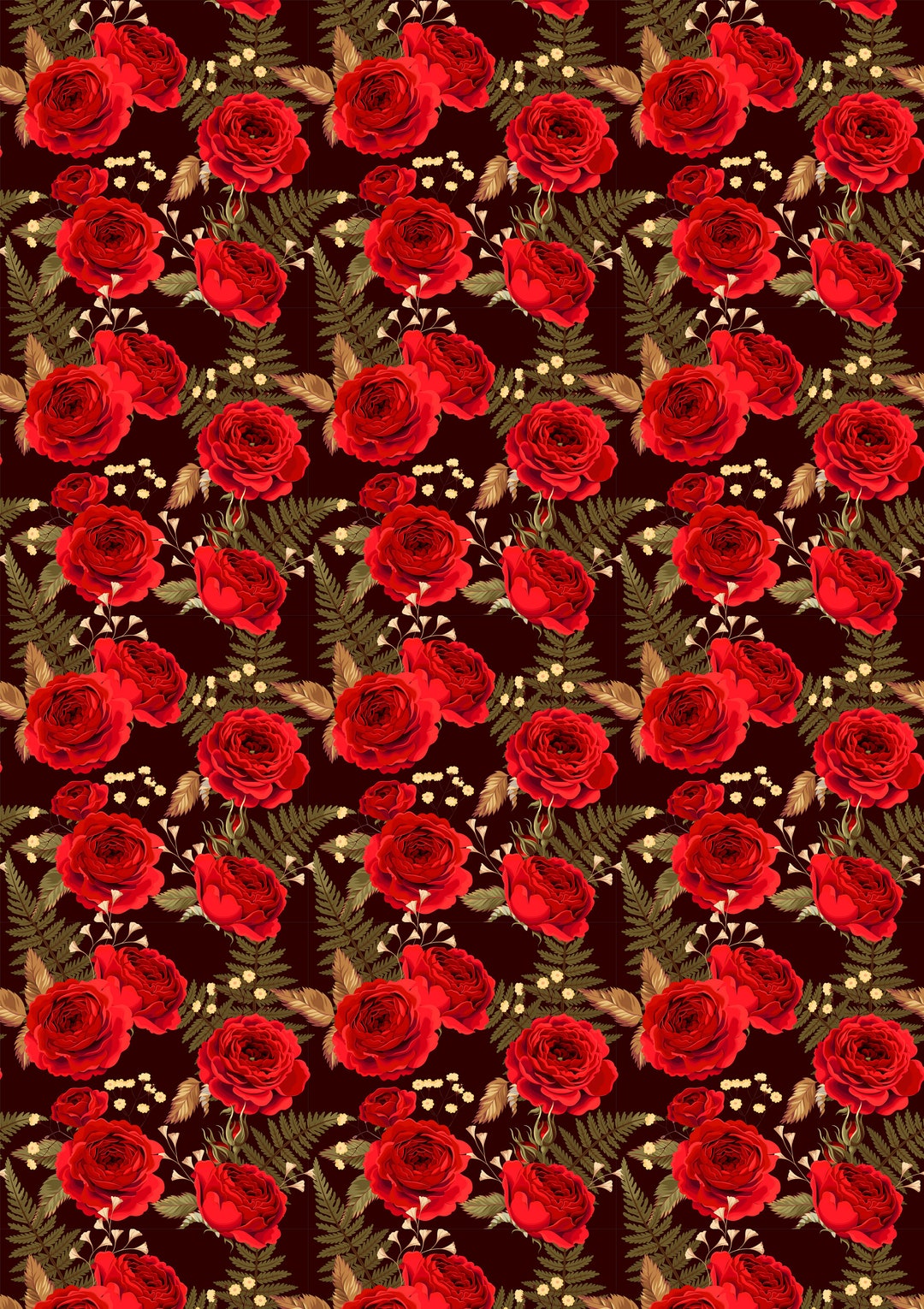 12 X 17 HTV Red Roses Background Mexican Mexico - Etsy