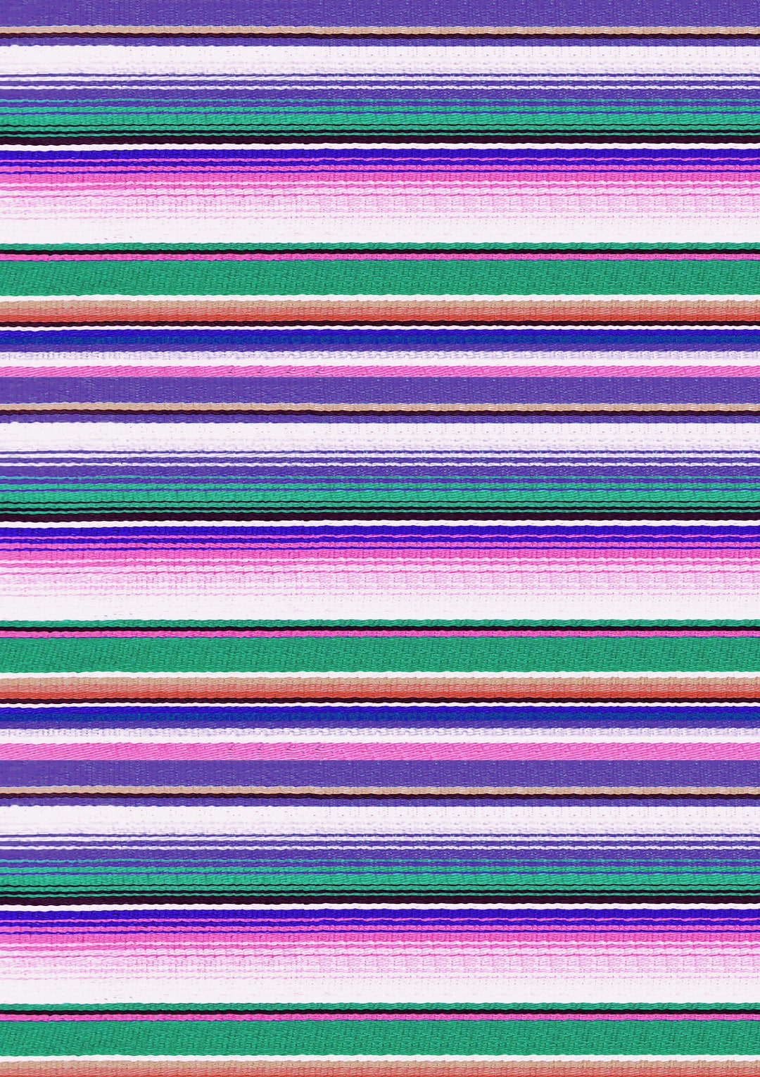 12 X 17 Zarape Pink Purple White Serape HTV Mexico Zarape Printed Print ...