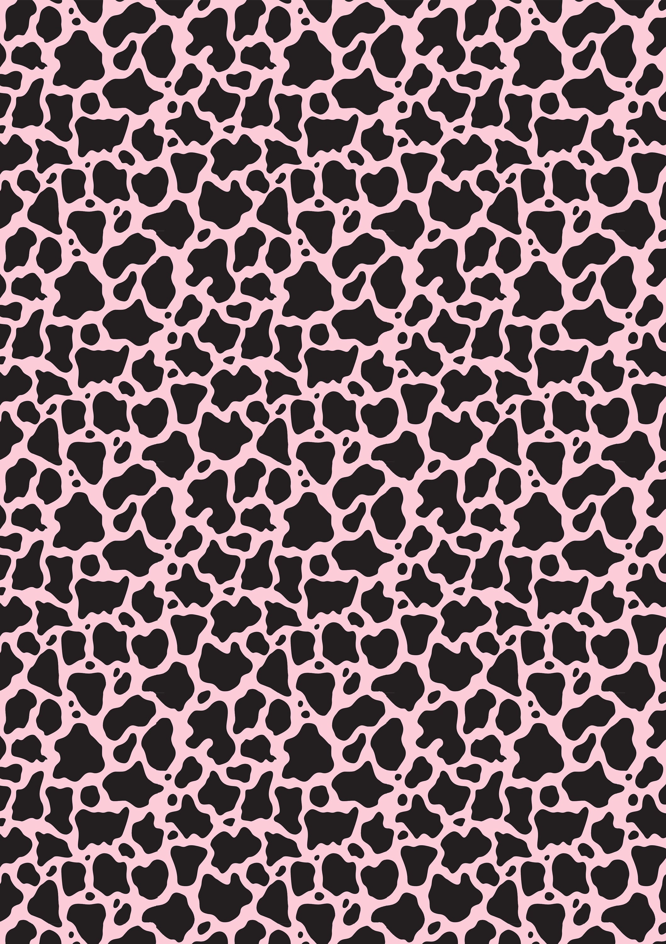 12 X 17 Cow Print Pink Small HTV Sheet Patterned - Etsy