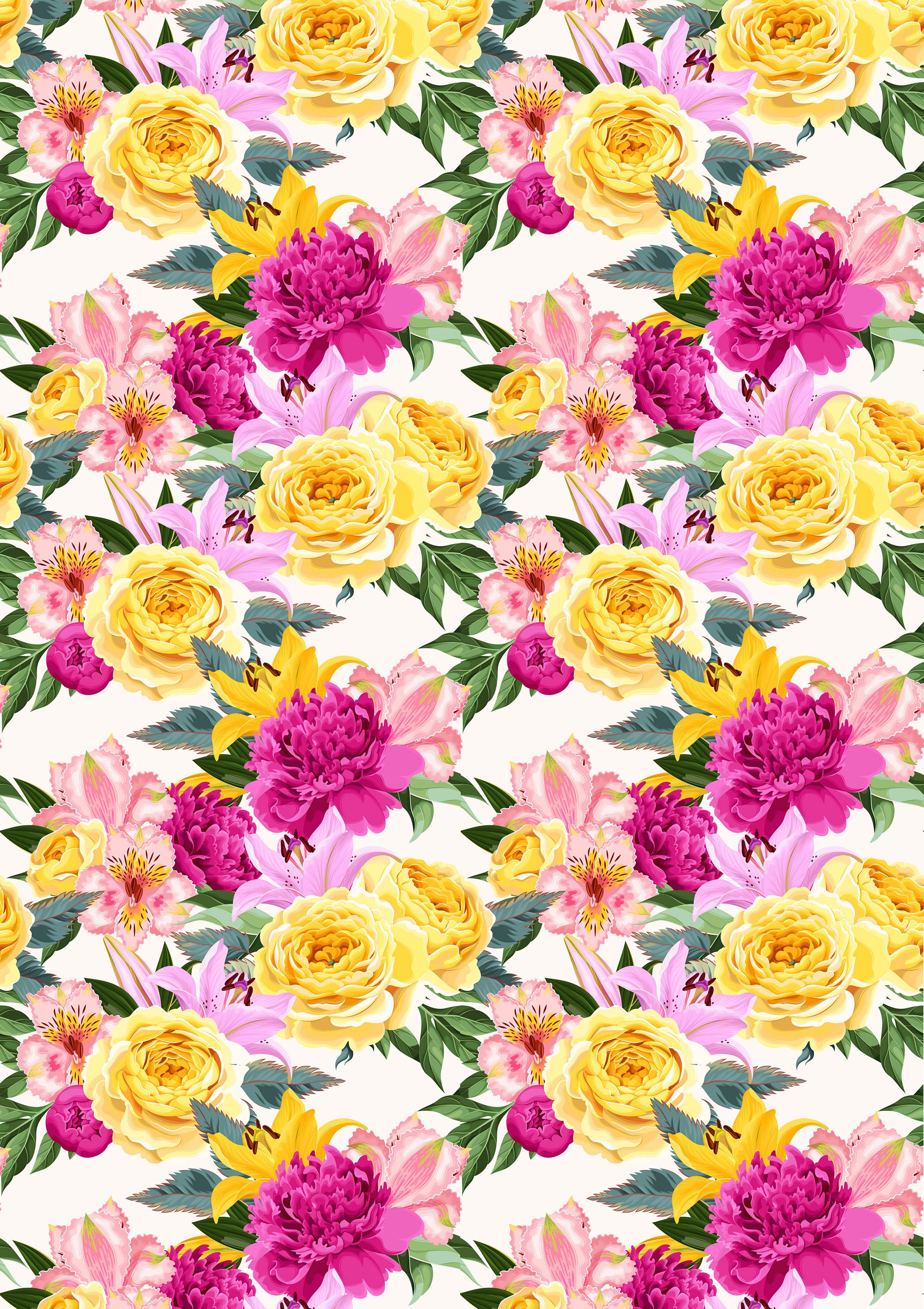 12 X 17 Flowers Floral Roses HTV Pink Hot Pink - Etsy