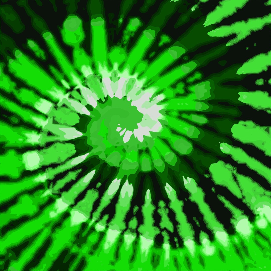 12 X 12 Tie Dye Green Pattern Decal Vinyl Permanent Waterproof Adhesive ...