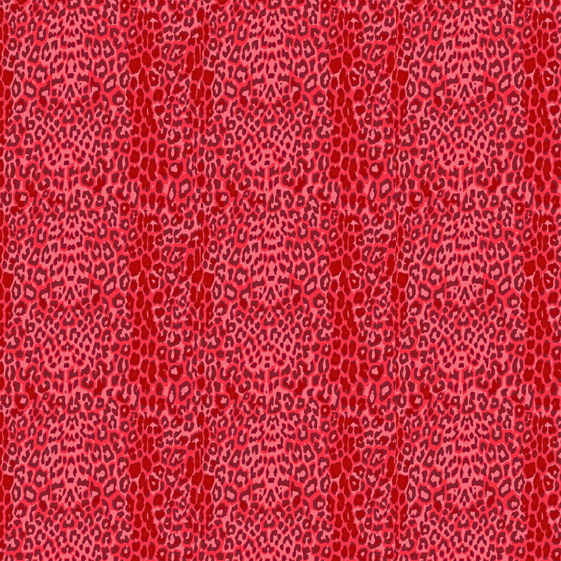 12 X 12 Cheetah Red on Red Decal Vinyl Animal - Etsy