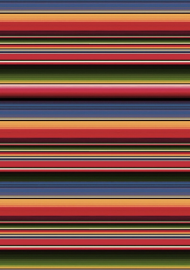 12 X 17 VINTAGE LOOK Serape HTV Mexico Zarape | Etsy