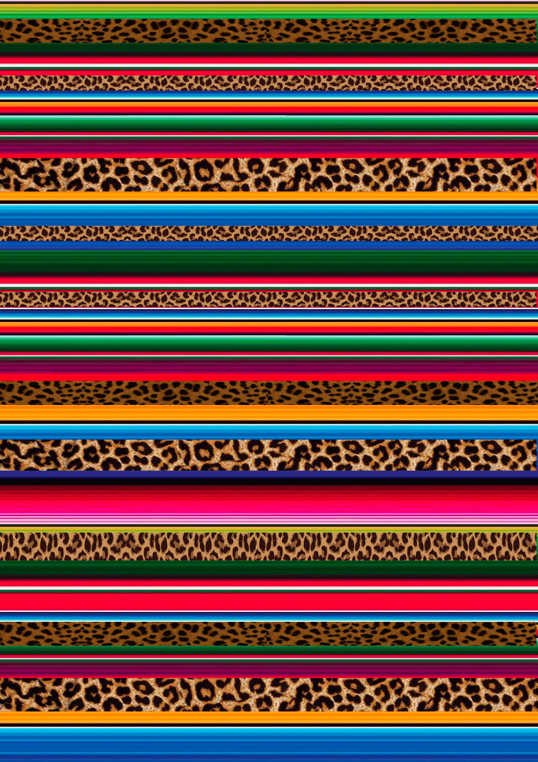 12 X 17 Serape Cheetah HTV Mexico Zarape Printed - Etsy