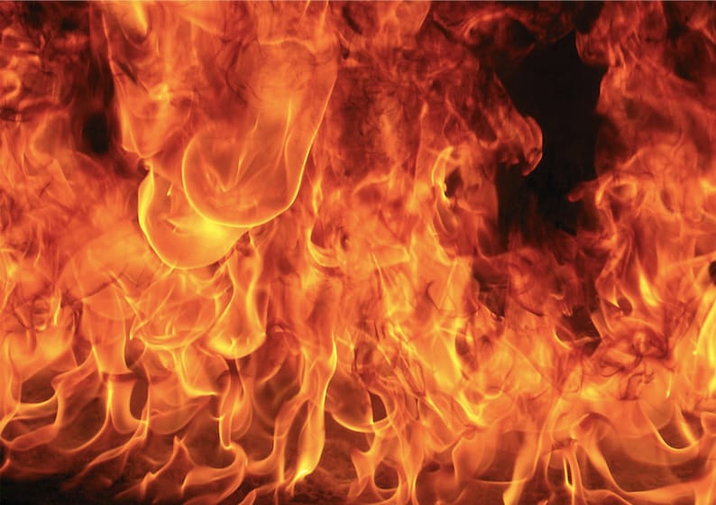 12 X 17 HTV Fire Real Realistic Photo Flames | Etsy