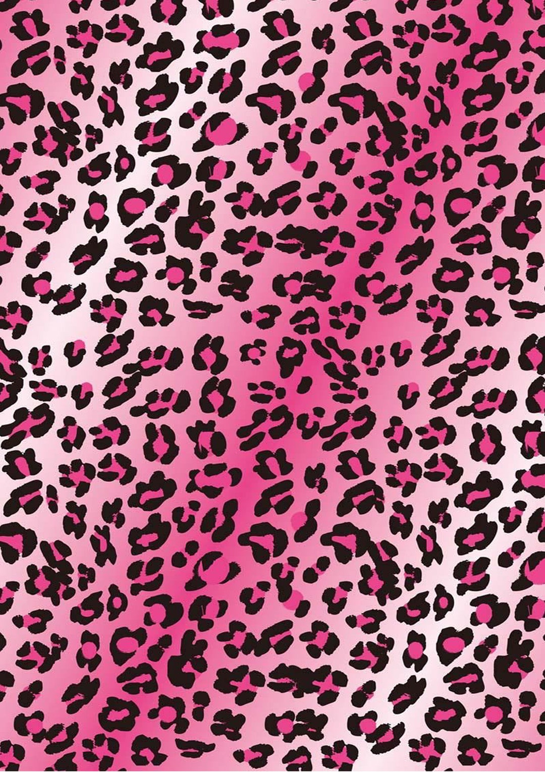 12 X 17 Pink Cheetah Leopard Cow Animal Girl Girly Sheet Patterned ...