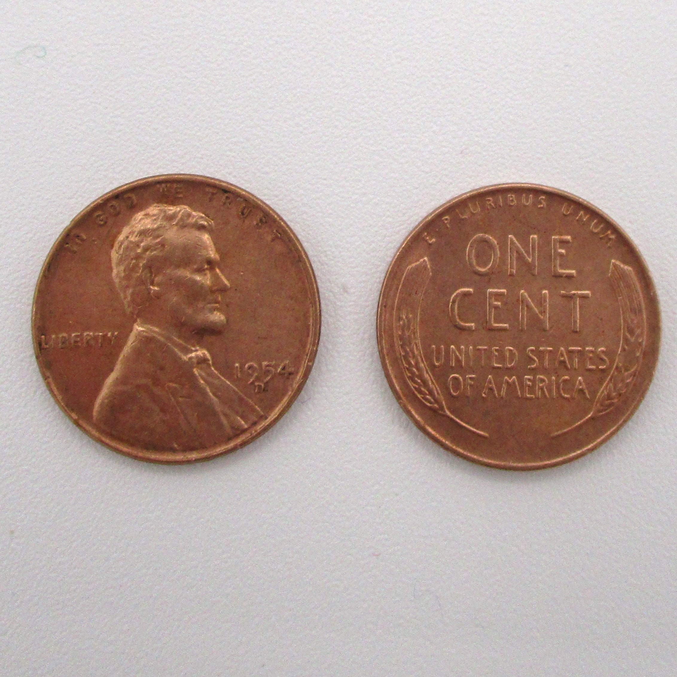 70th Birthday Card With 1954 Birth Year Lucky Lincoln Wheat Penny ...