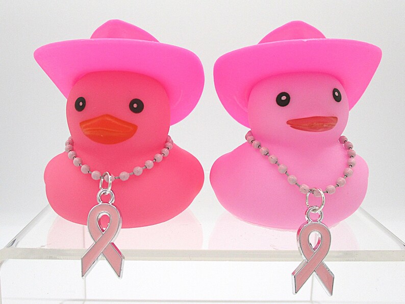 Breast Cancer Awareness Rubber Duck, Cowboy Hat Pink Ribbon Dashboard ...