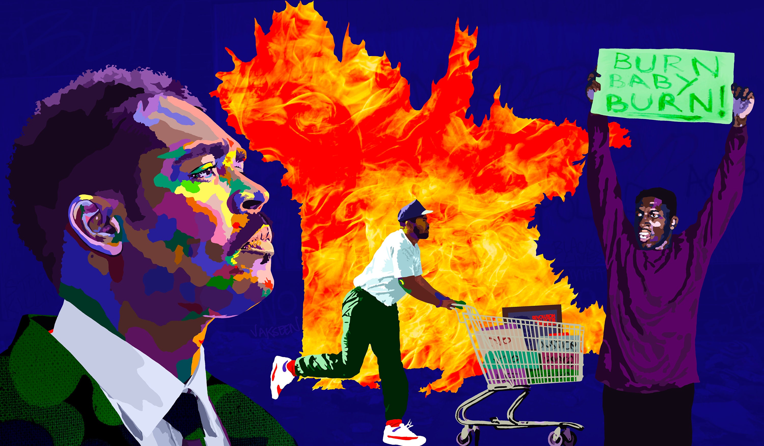 No Justice No Peace Rodney King Inspired Art Pop Art Prints Civil ...