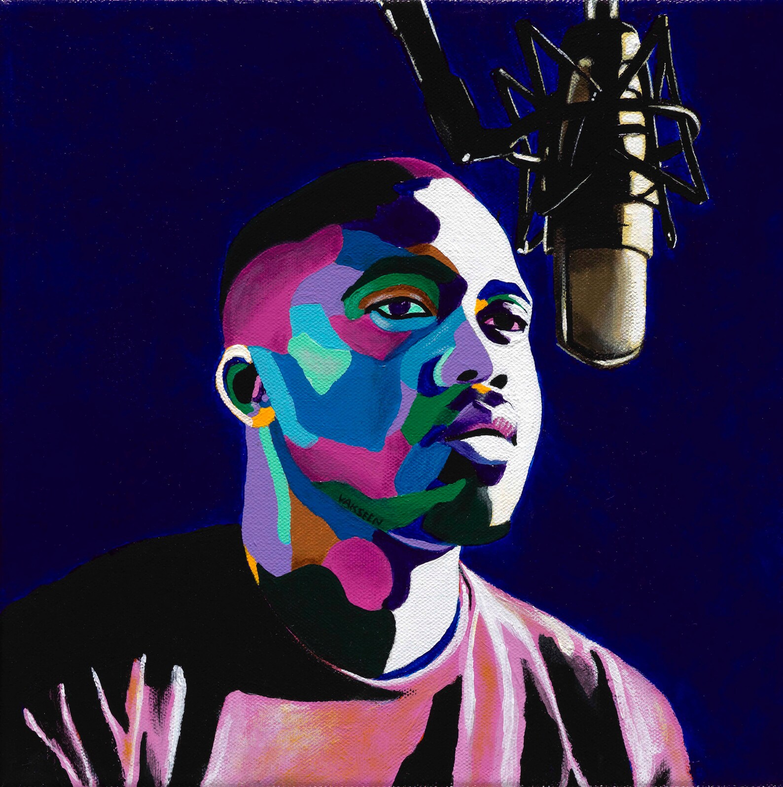 Onemic NAS Inspired Art Pop Art Prints Hip Hop Art Black Art Music ...