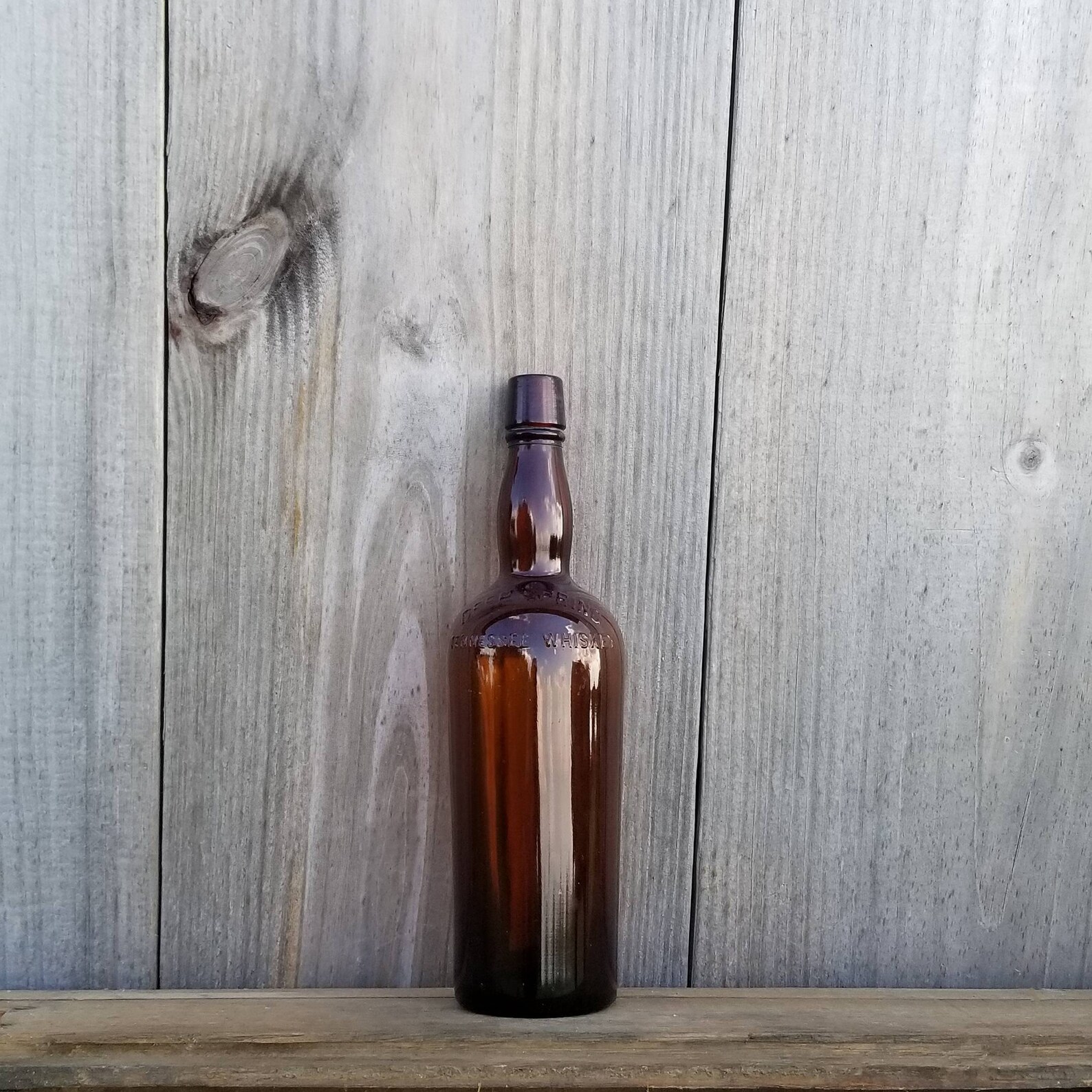 1800s Whiskey Bottle Antique Amber Deep Spring Tennessee | Etsy
