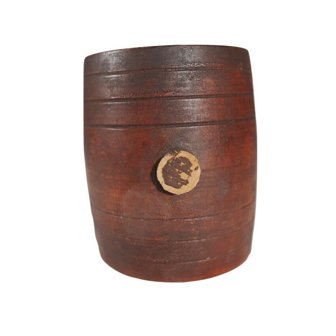 Early Keg War Rundlet Barrel Original Cork and Red Surface - Etsy