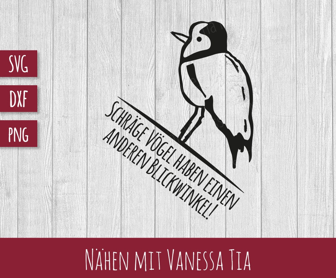 Weird Bird Plotter File SVG DXF Cricut Brother Silhouette Design - Etsy