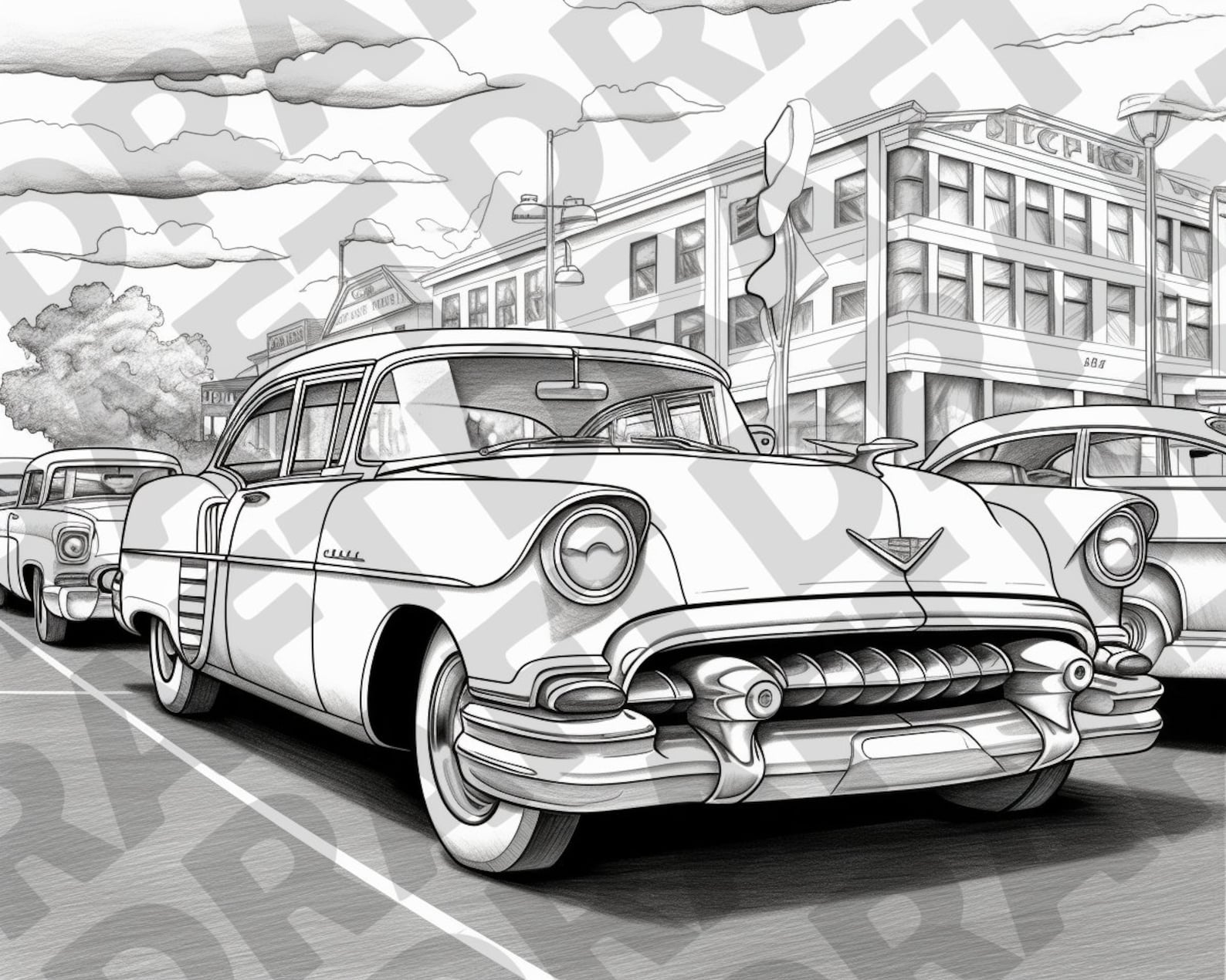 Printable Old Car Coloring Pages Classic Car Coloring Pages for ...