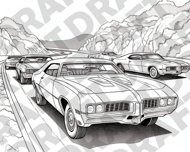 Printable Classic Car Coloring Pages Old-fashioned Car Coloring Sheets ...
