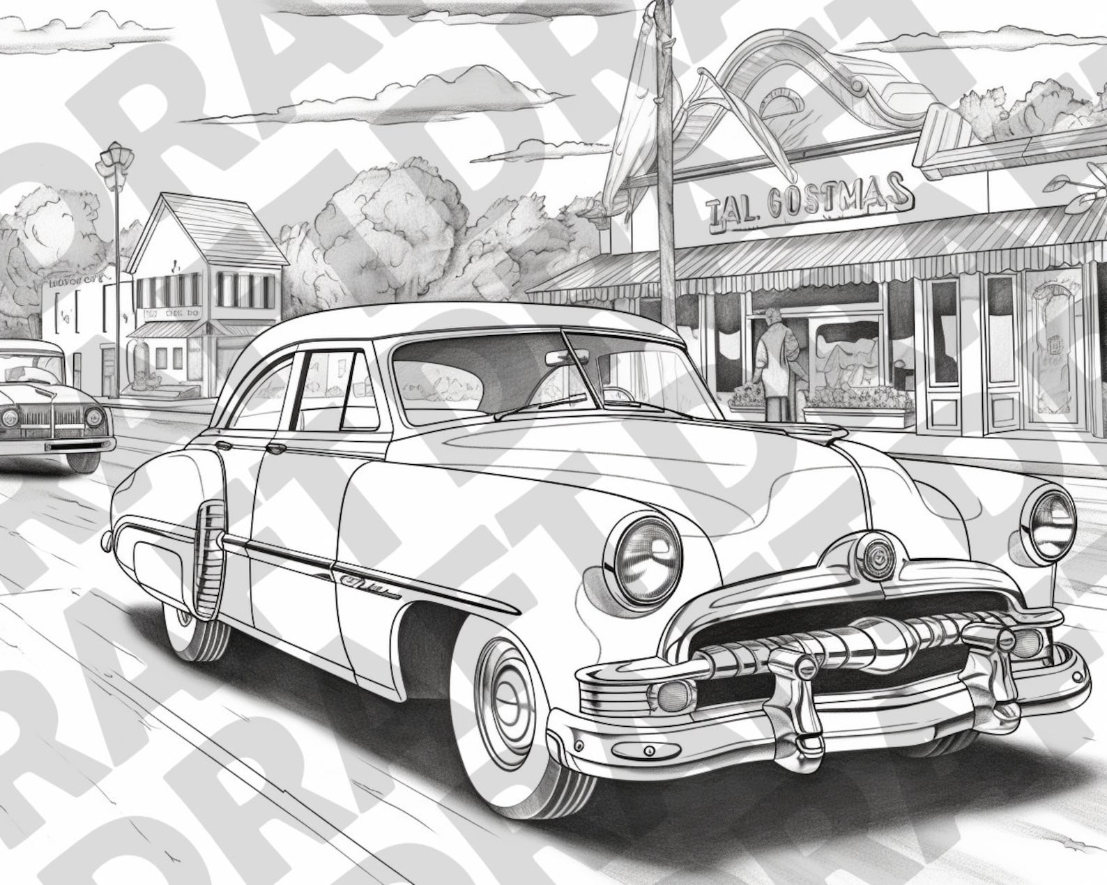 Printable Old Car Coloring Pages Classic Car Coloring Pages for ...