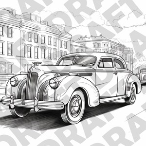 Printable Old Car Coloring Pages Classic Car Coloring Pages for ...