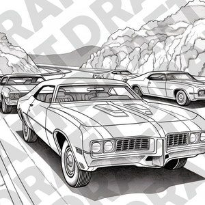 Printable Classic Car Coloring Pages Old-fashioned Car Coloring Sheets ...