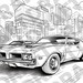 Printable Classic Car Coloring Pages Old-fashioned Car Coloring Sheets ...