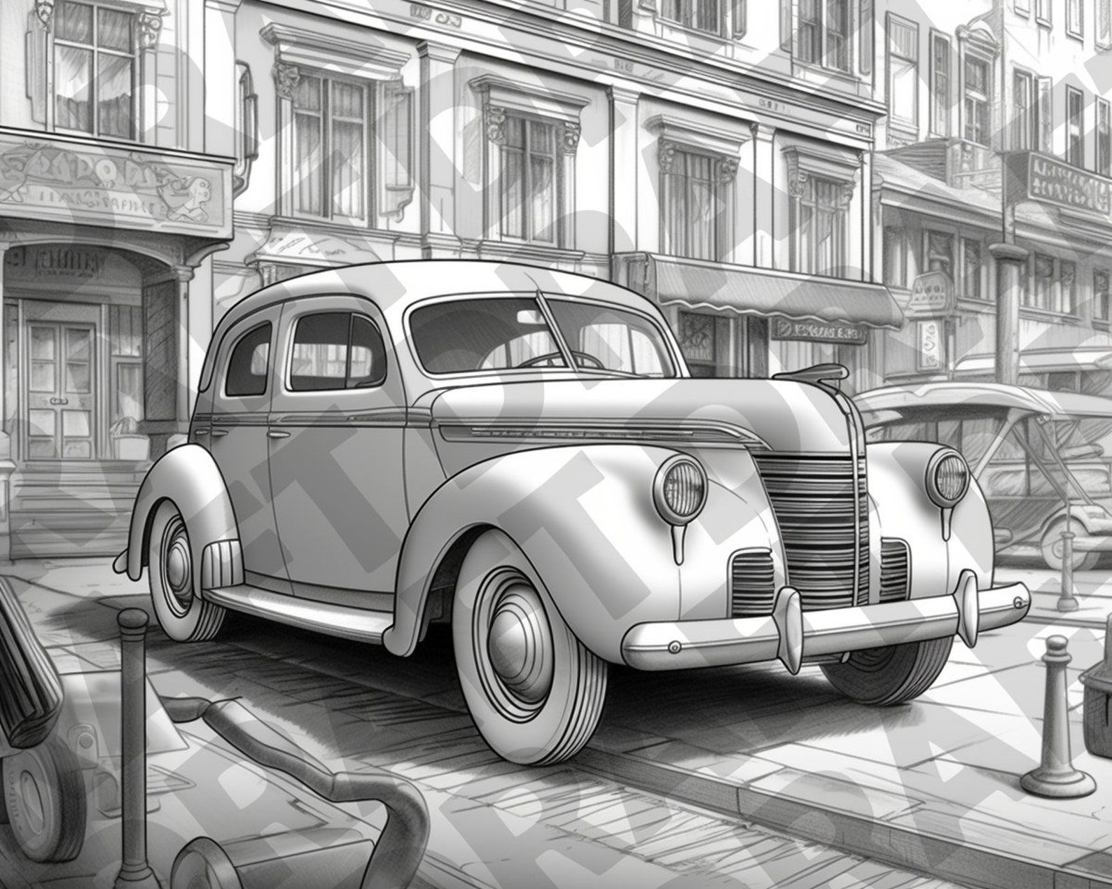 Printable Old Car Coloring Pages Classic Car Coloring Pages for ...