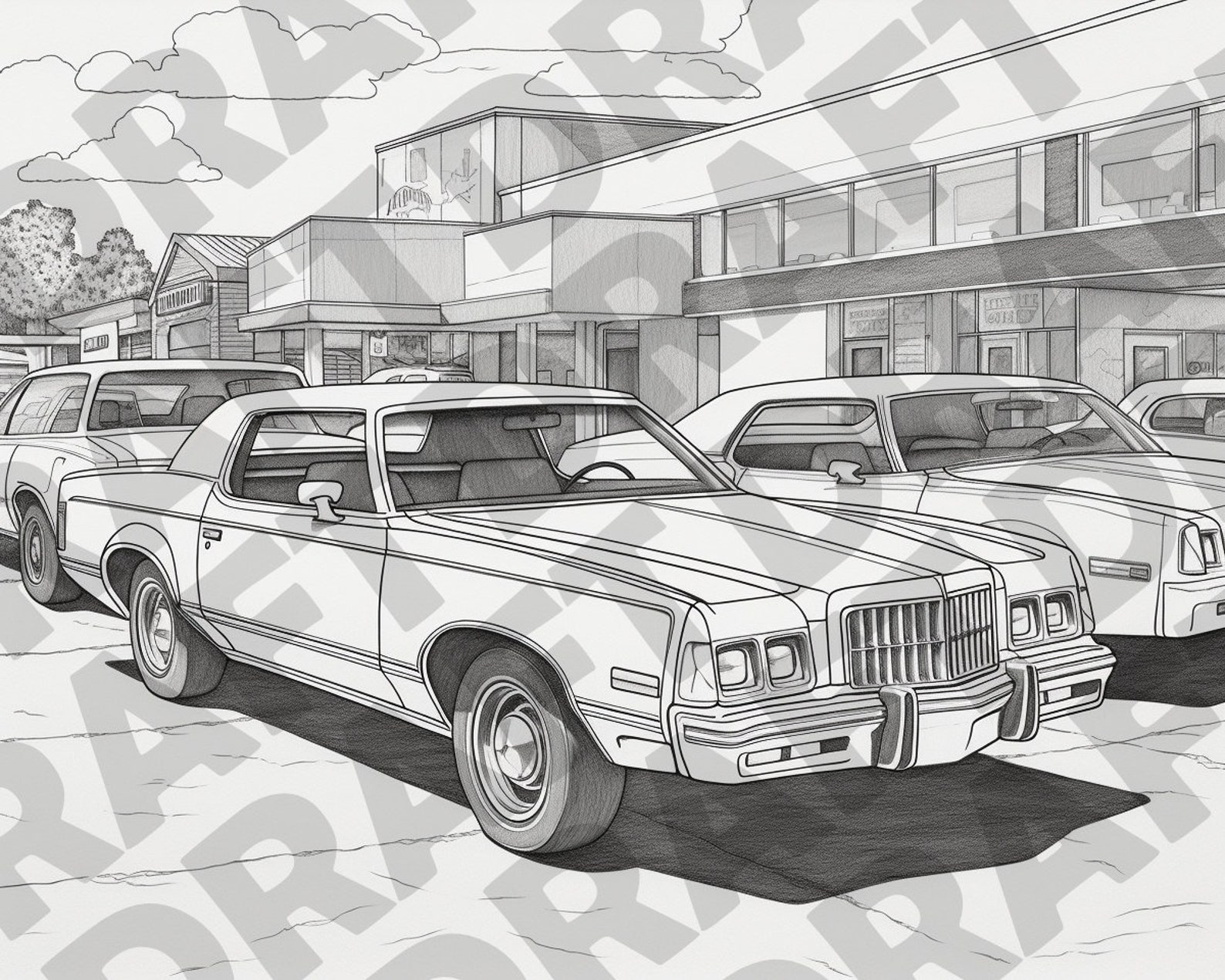 Printable Classic Car Coloring Pages Old-fashioned Car Coloring Sheets ...