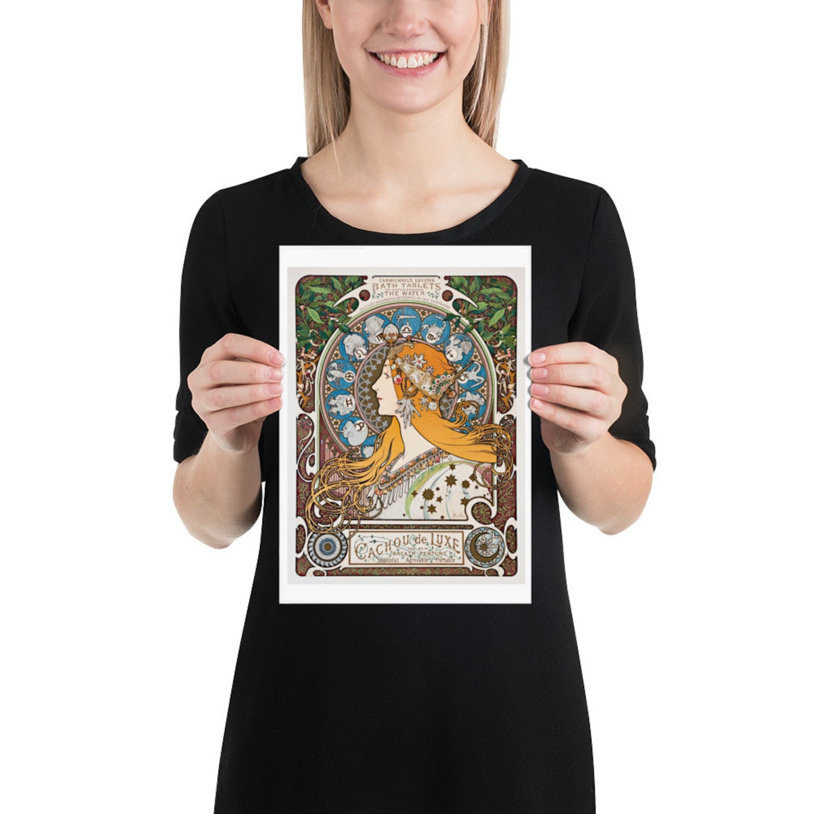 Zodiac 1896 by Alphonse Mucha Art Nouveau Print Mucha | Etsy