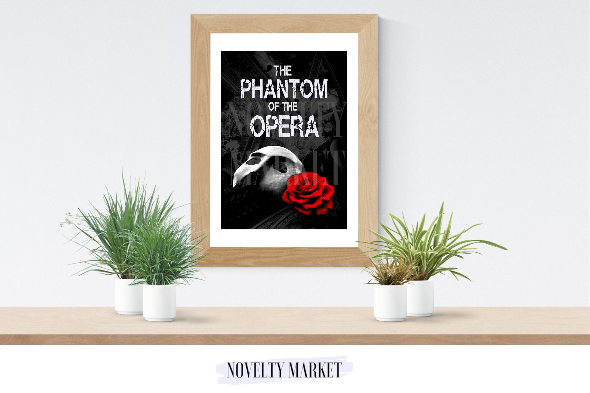 Printable Phantom of the Opera Poster, Theater Gifts, Broadway Gifts ...
