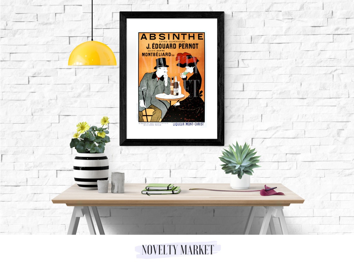 Absinthe Poster 1900-1903 Bar Poster Alcohol Poster by - Etsy