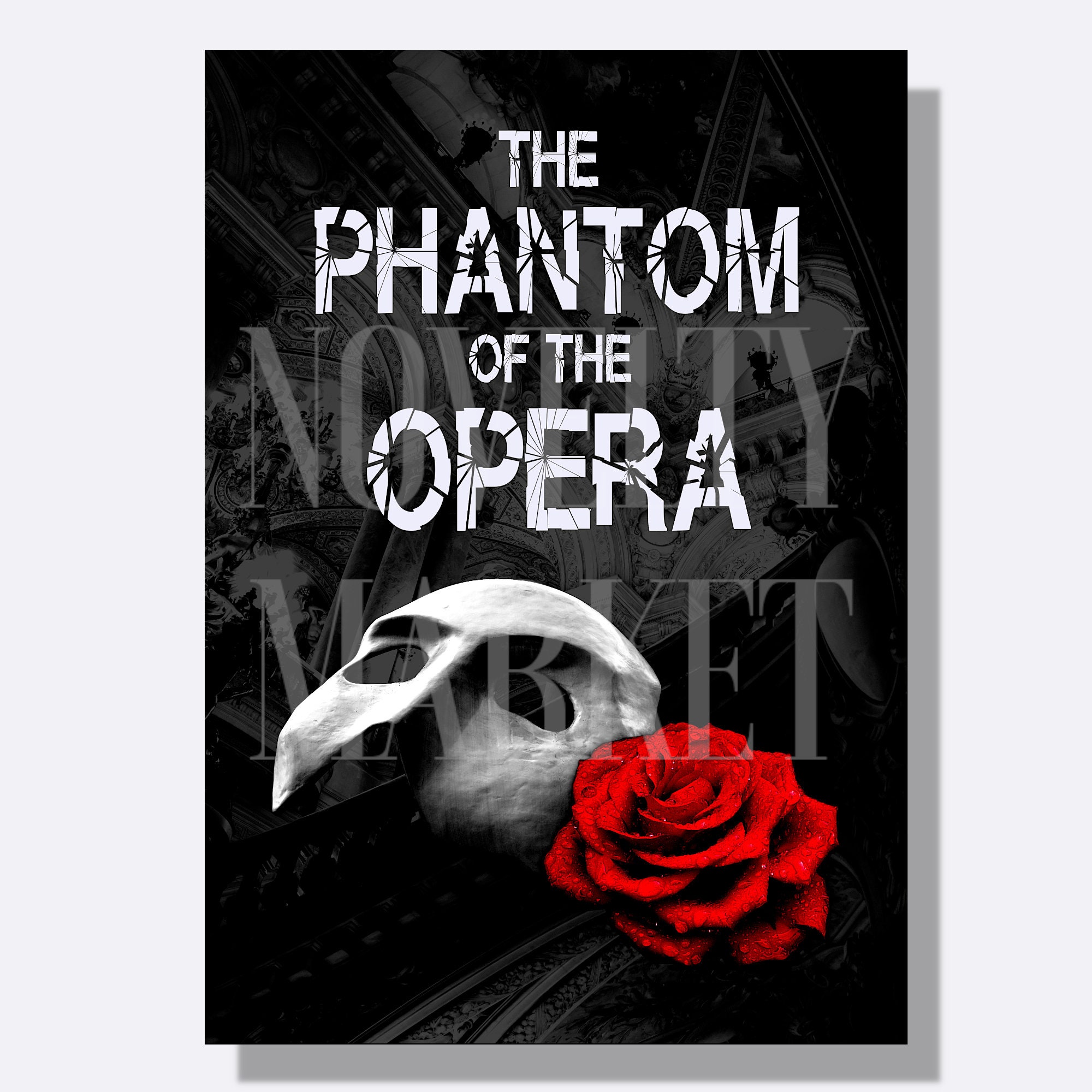 Printable Phantom of the Opera Poster, Theater Gifts, Broadway Gifts ...